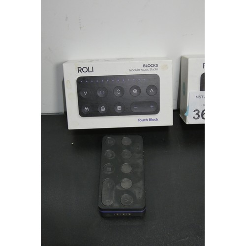 3 x various Roli blocks, live block, loop block, touch block (when new £315)