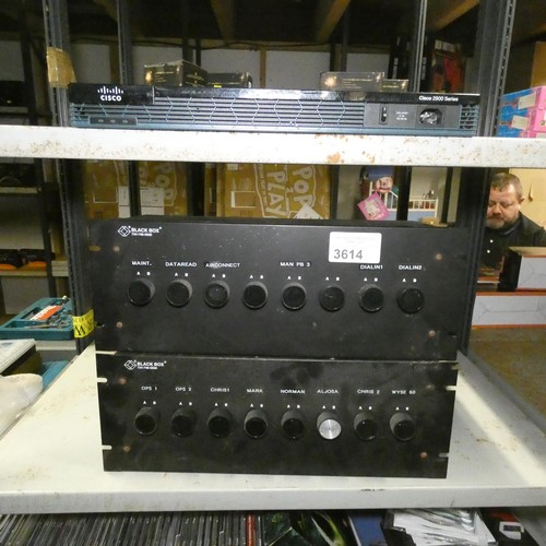 2 x network boxes by Blackbox type 724-746-5500 & A 2900 series Cisco ...
