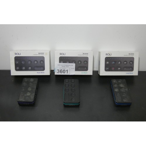 3 x various Roli blocks, live block, loop block, touch block (when new ...