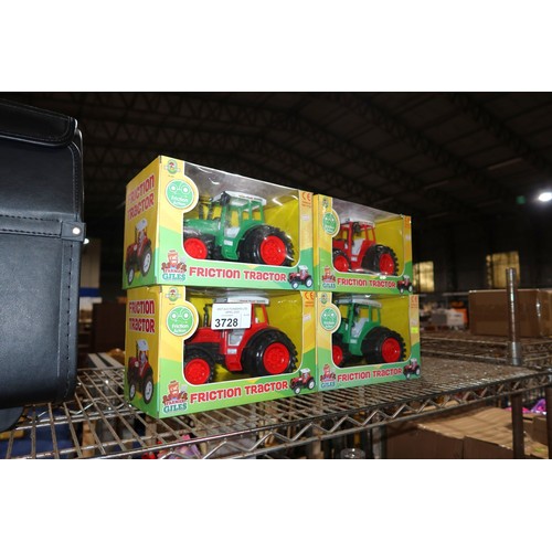 4 x various friction tractors by Farmer Giles