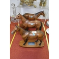 Three large Beswick figures of race horses: "Arkle", "Red Rum" and ...