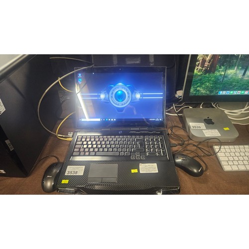 A Dell Alienware laptop M17, with an i7 2nd gen 2.5ghz processor, 750gb ...