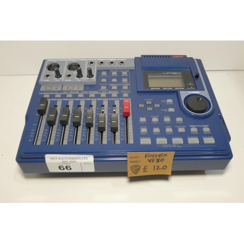 1 x Fostex VF80 multitrack recorder