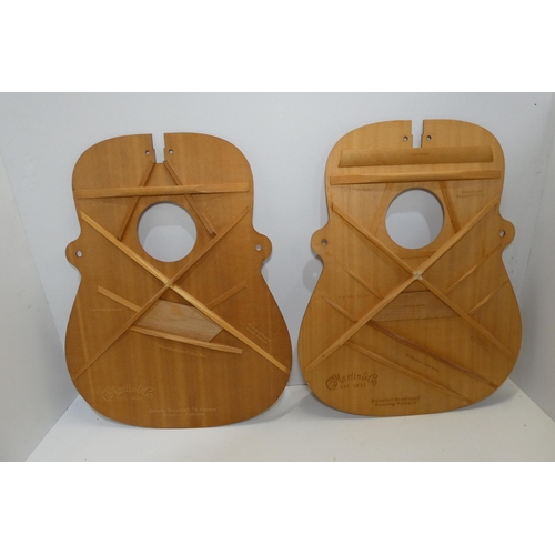 2 x acoustic guitar bracing patterns by Martin & Co 1 is a simple ...