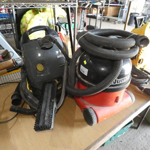 1 x Numatic Henry vacuum cleaner 240v and 1 x Karcher Professional ...
