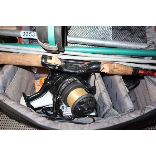 A quantity of various fishing related items including a Browning reel ...