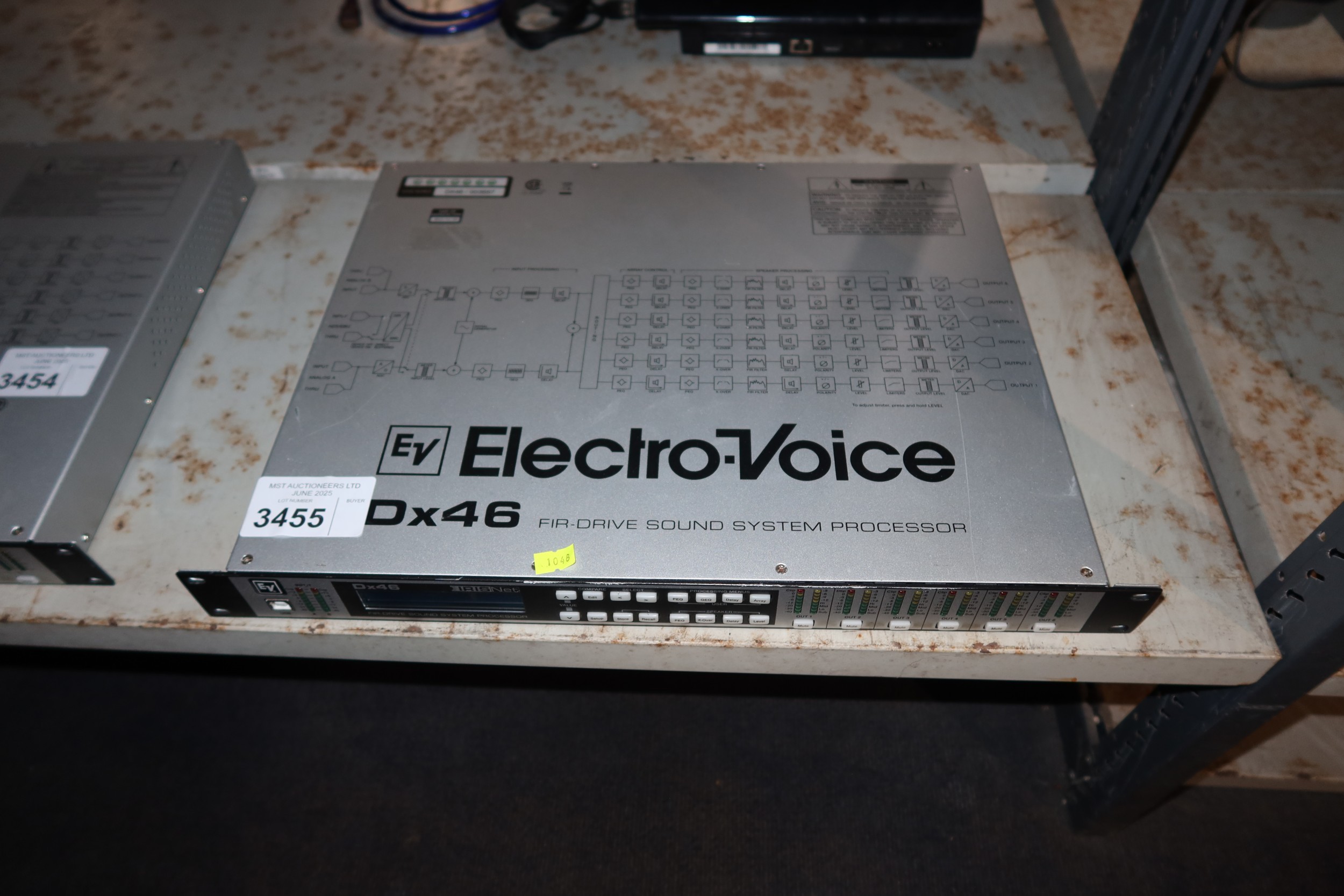 A rack mount EV electro-voice FIR drive sound system processor unit ...