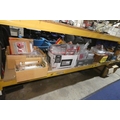 A large quantity of miscellaneous model kits and accessories mainly related to buses (one shelf)