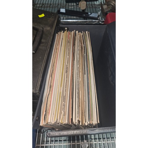 A quantity of various vinyl records mainly LP. Contents of 1 shelf
