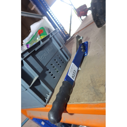 1 x small bench top wire cutter (2 to 8mm) / lever shear, arm length ...