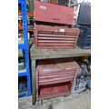 An American Pro two part tool chest, please note the tool chest has a ...