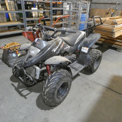 1 x Quadzilla Pro Shark petrol engine quad bike - Does not start, cc ...