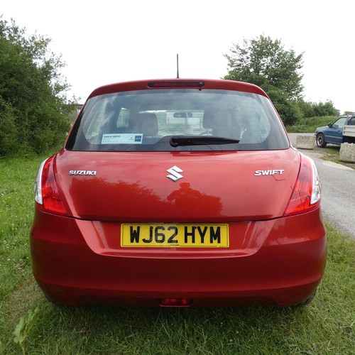 Suzuki Swift SZ2 Registration number: WJ62 HYM, V5: Present, Odometer ...
