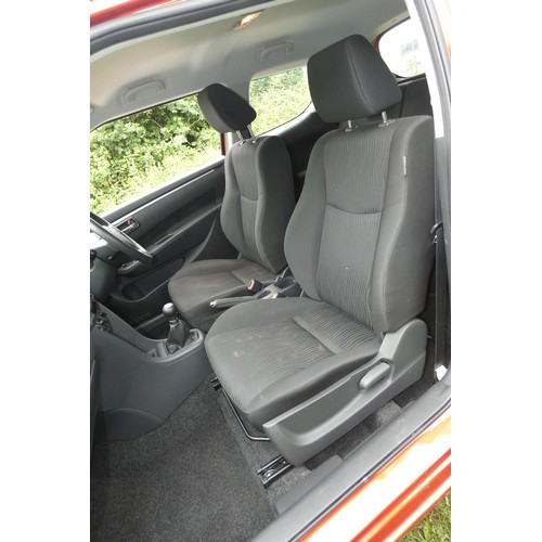 Suzuki Swift SZ2 Registration number: WJ62 HYM, V5: Present, Odometer ...