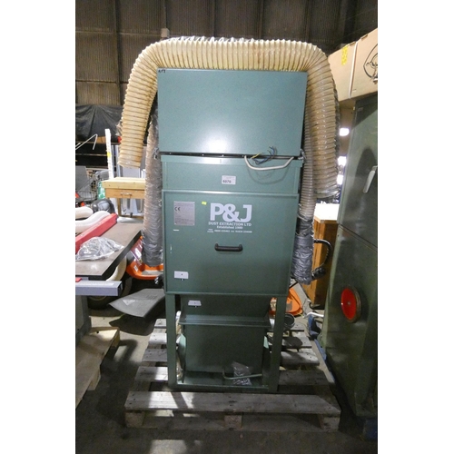 1 x P & J dust extractor model PJB 2.5 TM.1.5.3.I, YOM 2005, 3ph (SP00560)