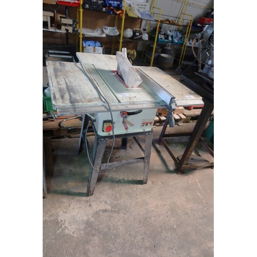 1 x Jet JTS-10 circular table saw with stand 240v