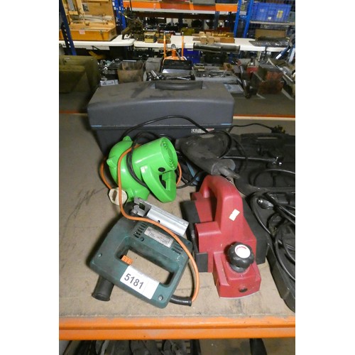 A quantity of various 240v power tools including 2 x drills, a power ...