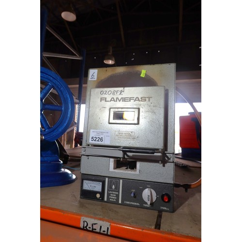 1 x Flamefast LN 1000 gas fired furnace kiln (propane LPG), 2.7kw ...