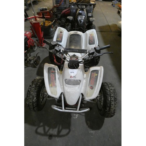 1 x Apache Lightning F100S liquid cooled petrol engine quad bike ...