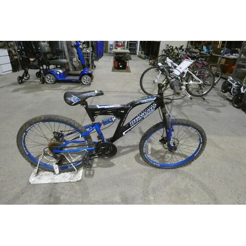 1 x Dunlop All Terrain full suspension mountain bike - 24 inch wheels