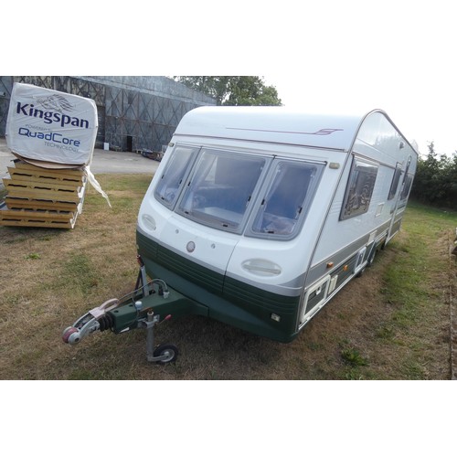 An Avondale Land Ranger 6400 S twin axle, braked, 5 berth caravan ...