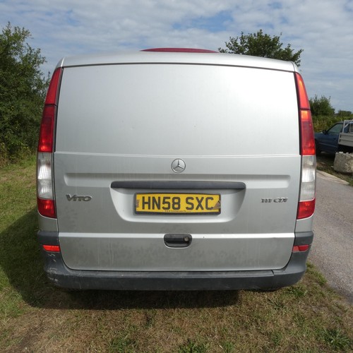 Mercedes Vito 111 CDI Compact, Registration number: HN58 SXC, V5 ...