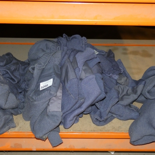 A quantity of ex-MOD blue jumpers (quantity is approx 10)