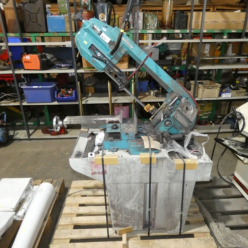1 x Axminster Engineering Series metal cutting horizontal band saw type ...