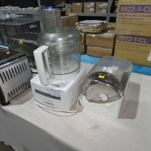 A commercial food processor by Magimix type Cuisine system 5200 with ...