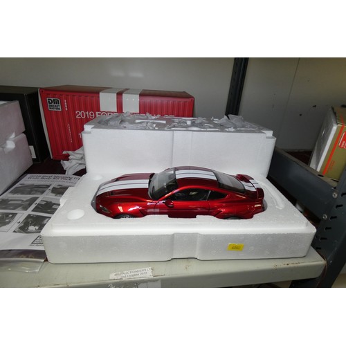 six boxed retro model vehicles (two shelves) catalogue alteration ...