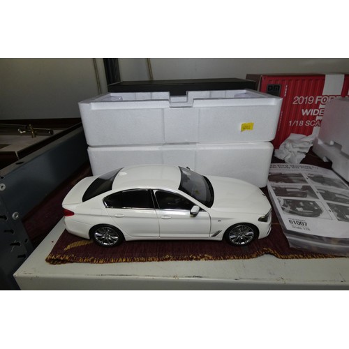 six boxed retro model vehicles (two shelves) catalogue alteration ...