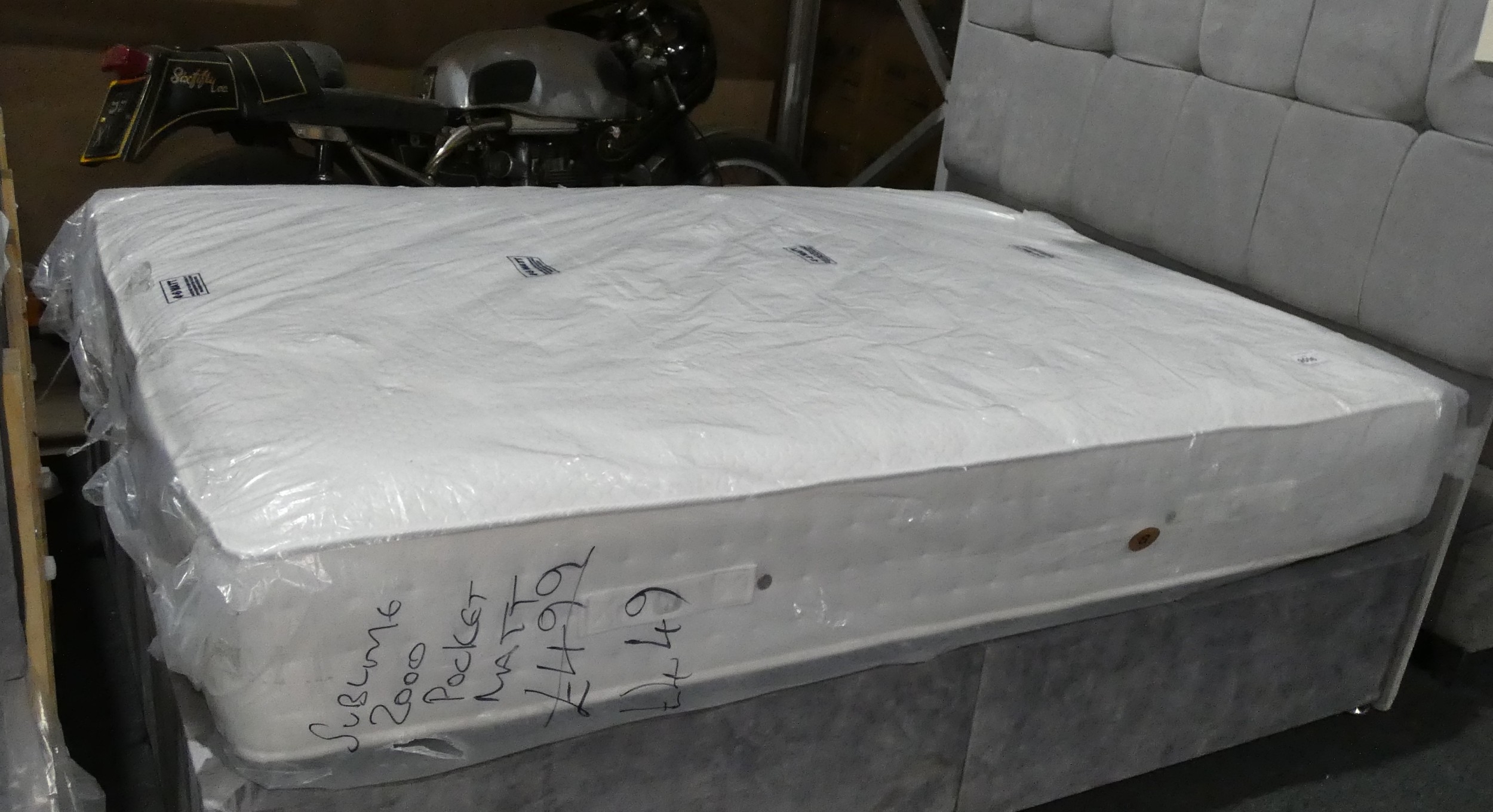 1 x Wheatcroft Sublime 2000 pocket sprung mattress 4ft 6inch RRP £449 ...