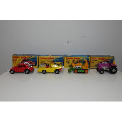 4 x Matchbox Superfast models to include 1 x Woosh-N-Push, 1 x Volks ...