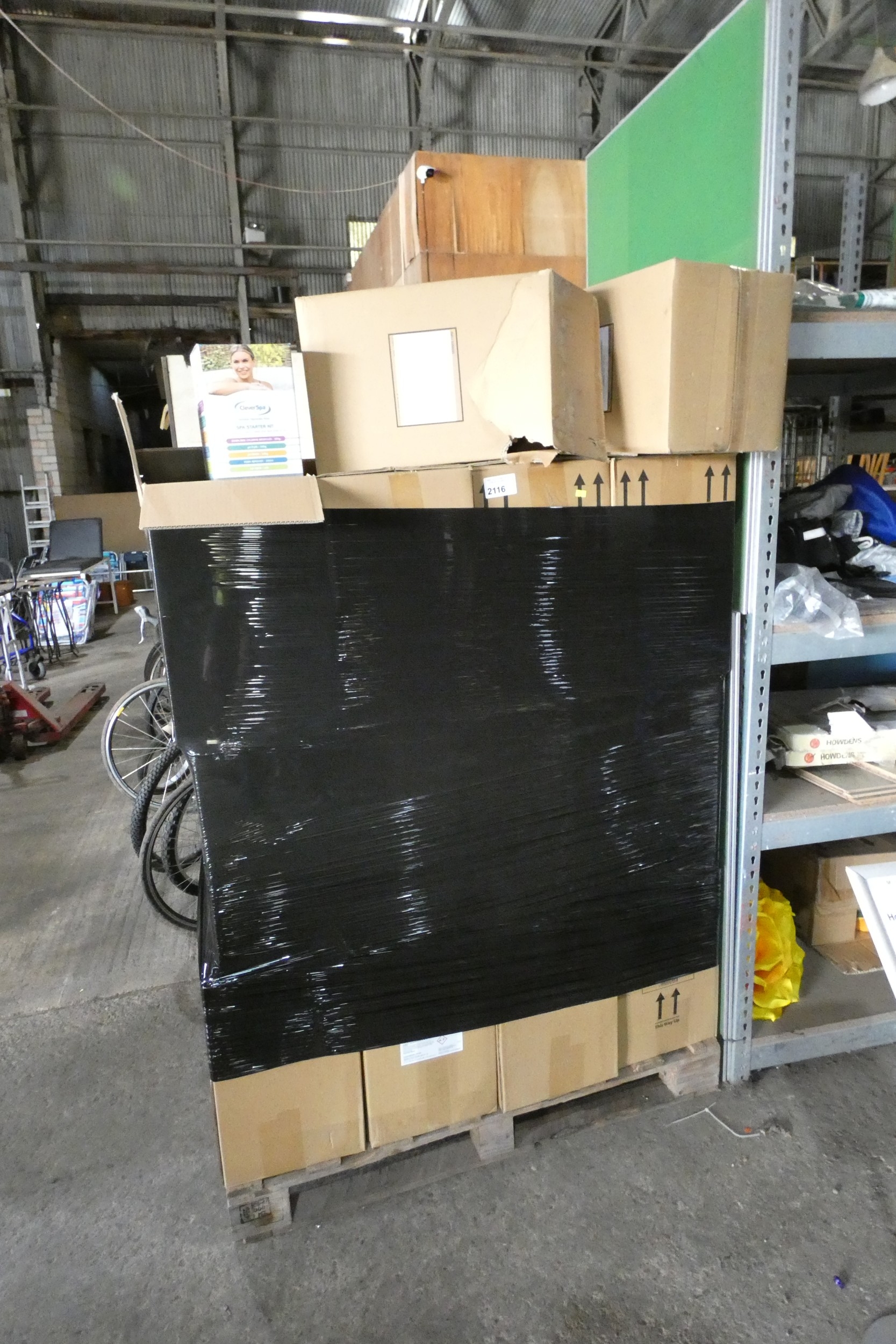 1 pallet containing a large quantity of spa / hot tub starter kits by ...