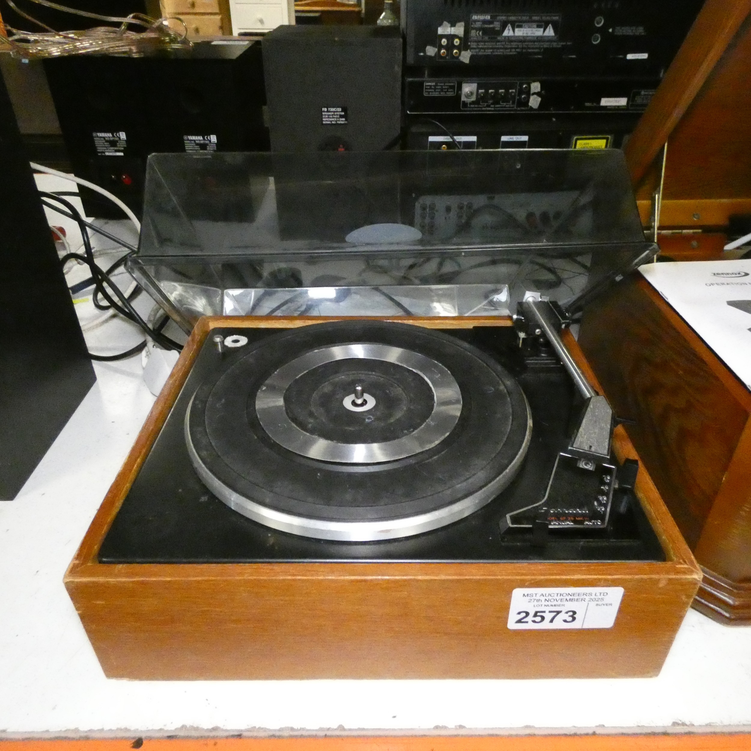 A vintage Garrard SP-25 MKIII turntable trade
