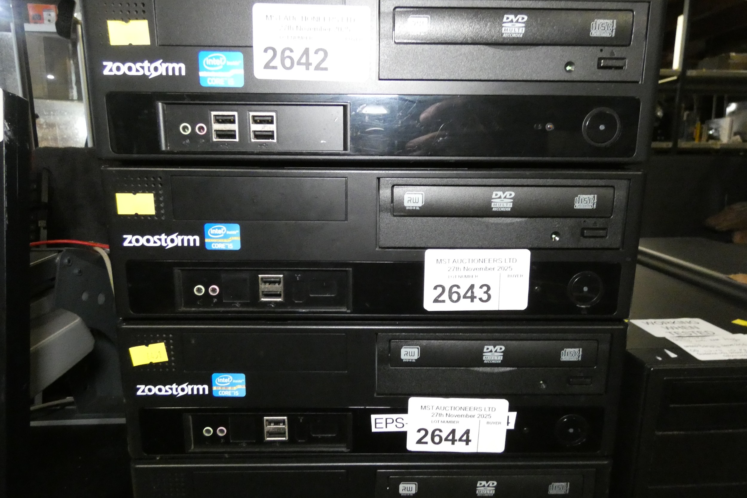 A Zoostorm desktop pc with an i5 2nd gen processor, 8gb ram, 500gb HDD ...