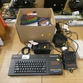 A Sinclair ZX Spectrum +3 128k with floppy drive, 4x power adapters ...