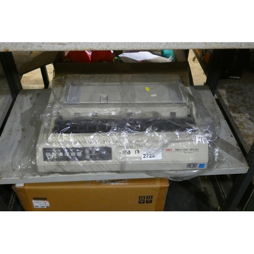 A vintage dot matrix printer by Oki type microline 321 Elite 9 pin ...