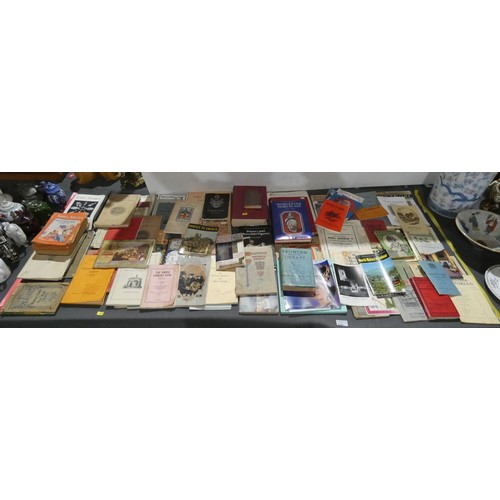 A large quantity of miscellaneous vintage travel pamphlets and small ...