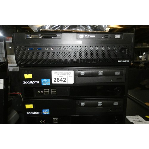 A Zoostorm desktop pc with an i5 2nd gen processor, 8gb ram, 500gb HDD ...