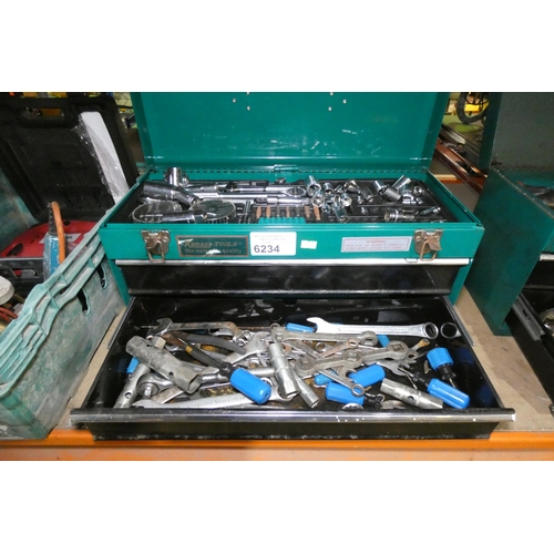 1 x Kamasa tool chest containing a quantity of various hand tools