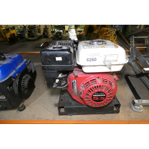 1 x Comet LWD-K 2525 pump powered by a Honda GX160 5.5hp pull start ...
