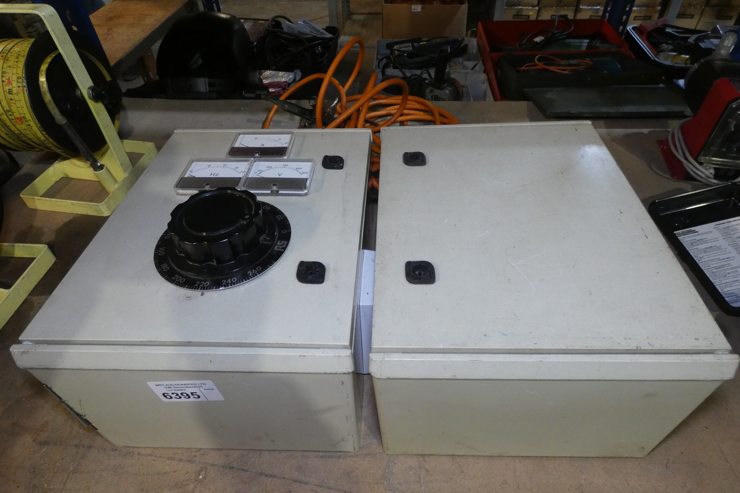 1 x unit fitted with an RS variable voltage dial, 1 x unit fitted with ...