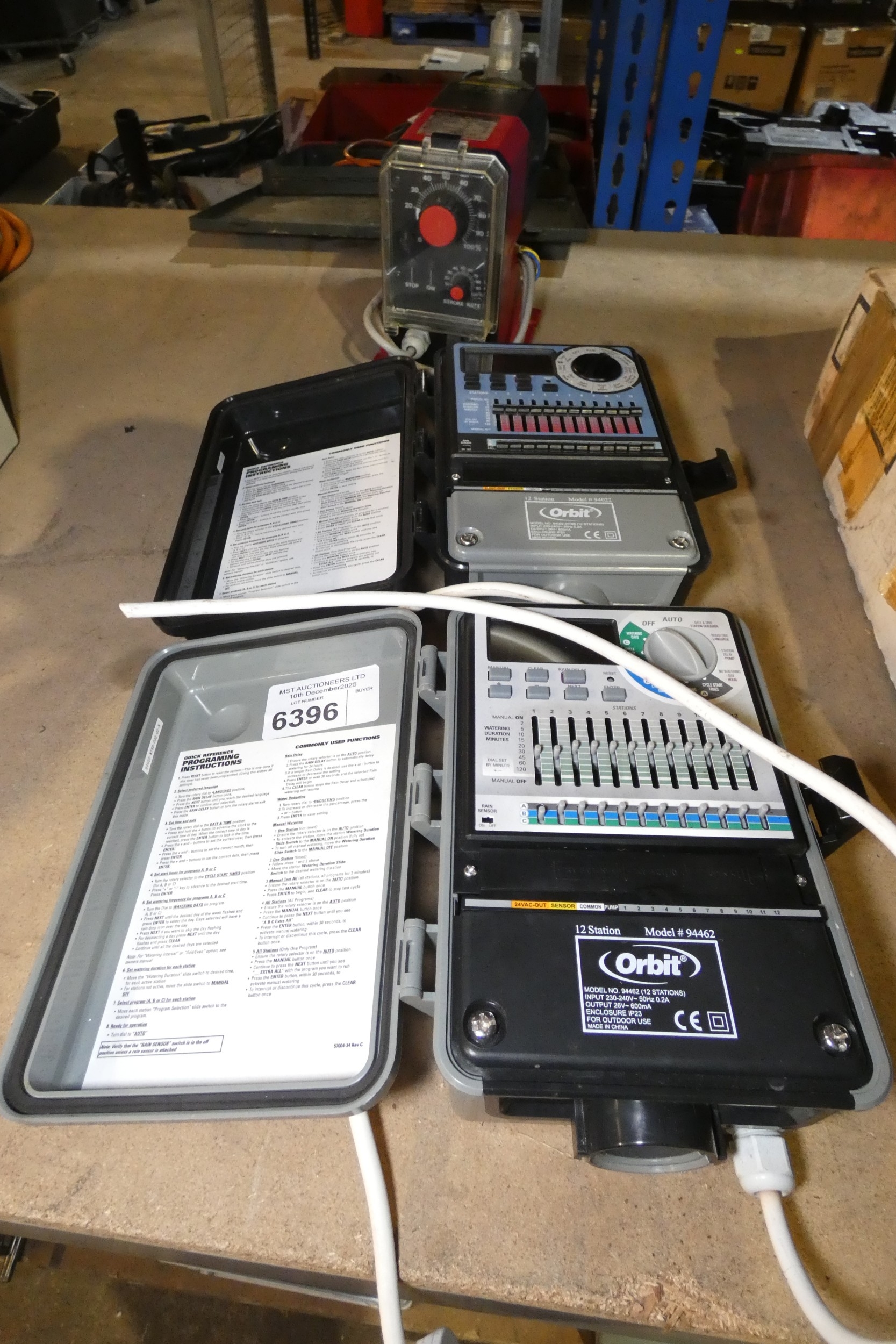 2 x Orbit 12 station outdoor irrigation controllers 240v (1 x model ...