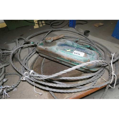 1 x Tirfor winch with wire rope