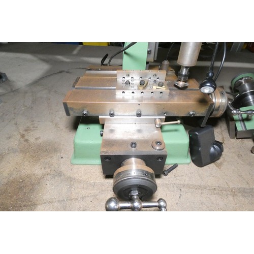 1 x bench top mini milling machine 240v table size approx 24 x 10cm ...