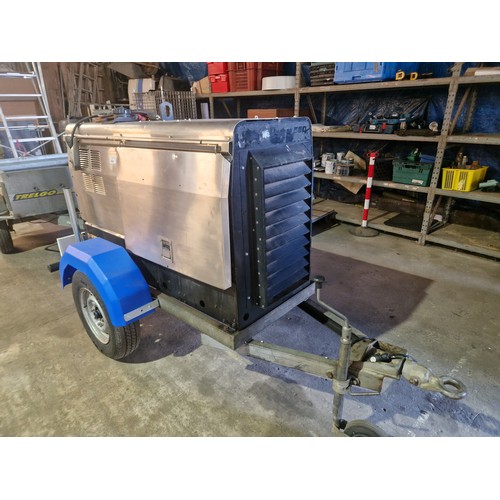 A Lincoln Electric Vantage 500 tow behind welding generator output 110v ...