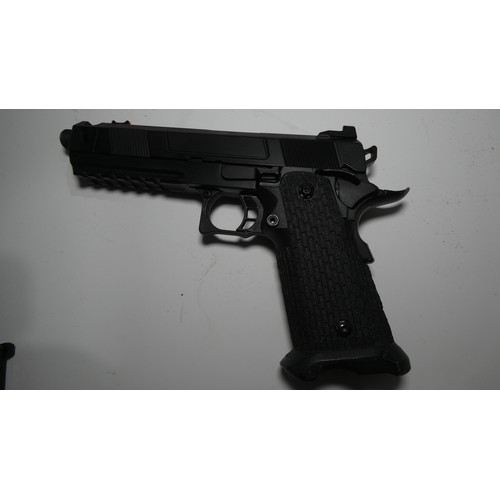 Army Armament R501 Costa Carry Comp GBB Airsoft replica pistol with 4 x ...