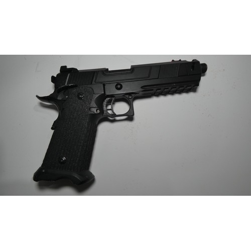 Army Armament R501 Costa Carry Comp GBB Airsoft replica pistol with 4 x ...