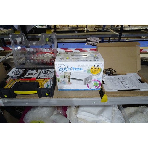 1 x Embossing machine by Cut 'n' boss a LED tracing pad, and quantity ...